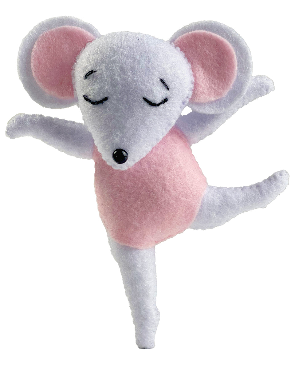 Ballerina Mouse Felt Toy Sewing Pattern – BusinkaMania
